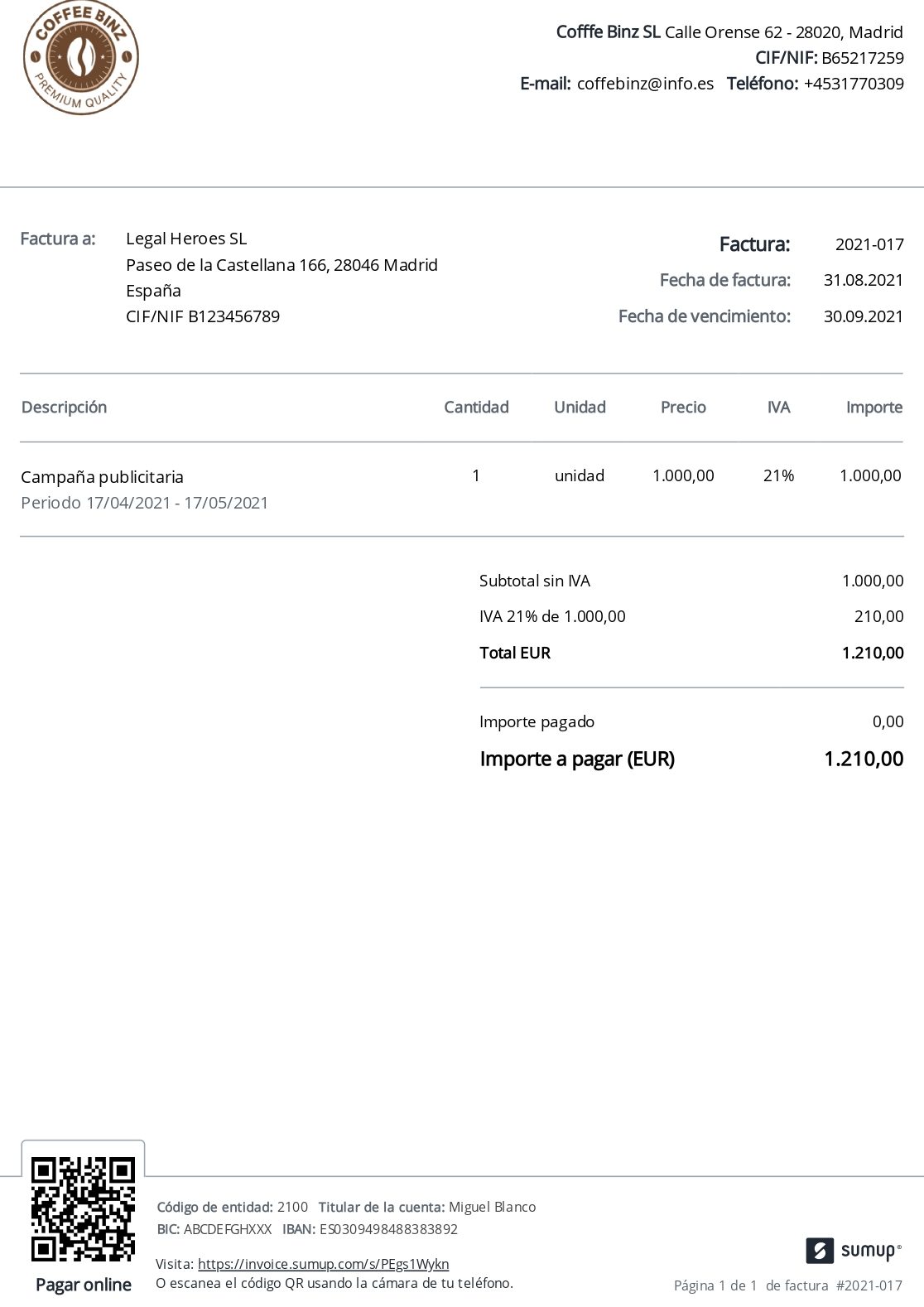 Cómo hacer una factura